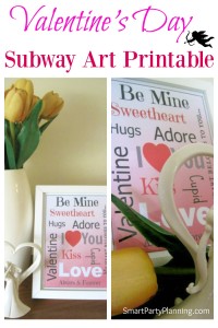Valentines Day Subway Art Printable