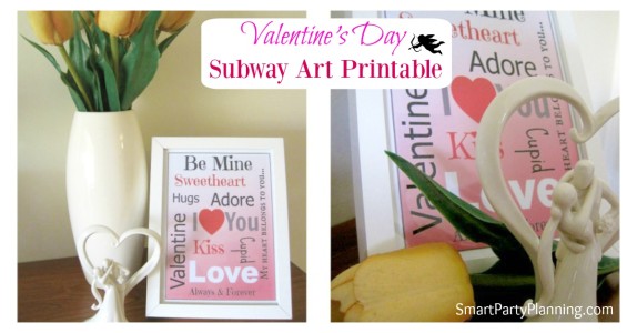 Valentines Day Subway Art Printable