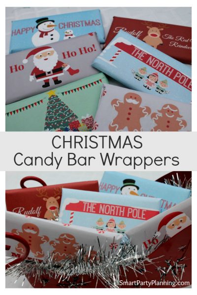 Printable Christmas Candy Bar Wrappers