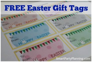 FREE Easter Gift Tags