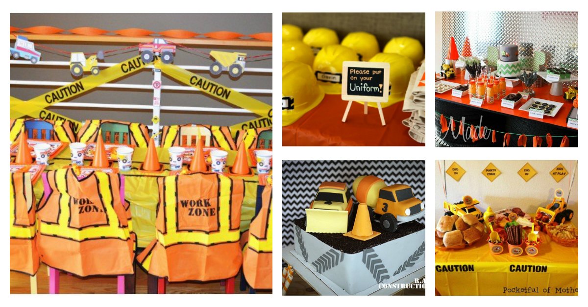 5 of The Best Construction Birthday Party Ideas Kids Will Love