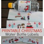 Easy Christmas Water Bottle Labels The Kids Will Love