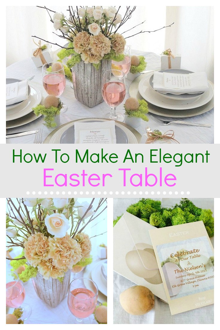 How To Make An Elegant Easter Table That Will Impress
