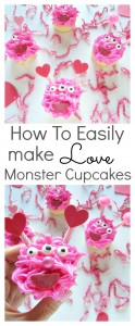 How To Easily Make Love Monster Cupcakes