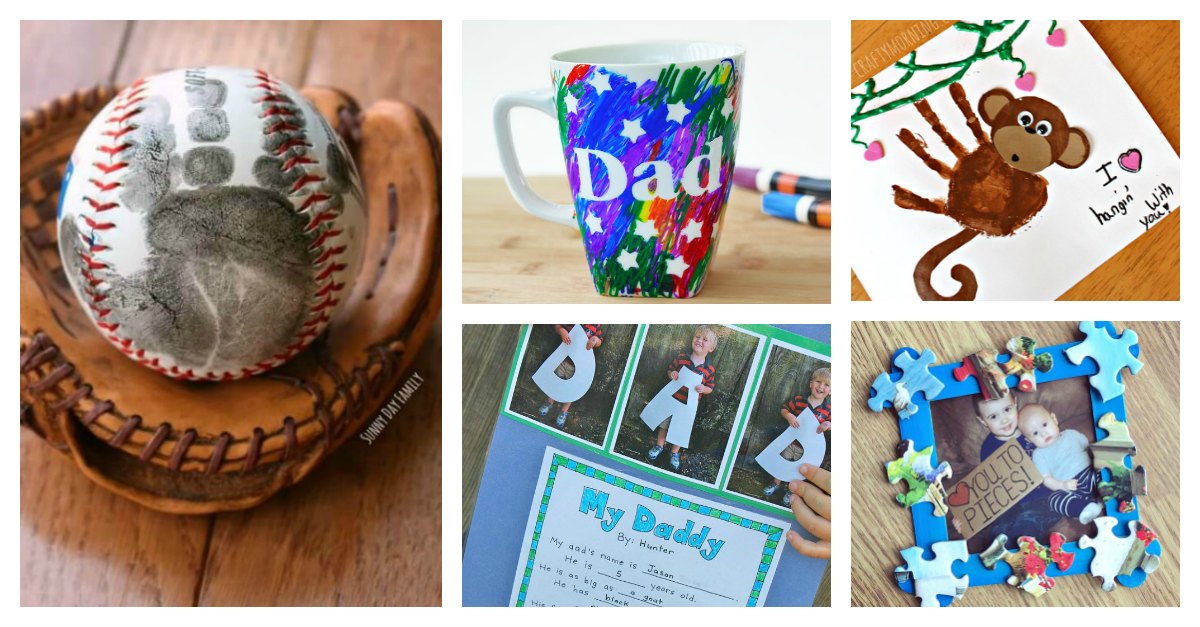 12 Easy Father S Day Crafts For Preschoolers To Make