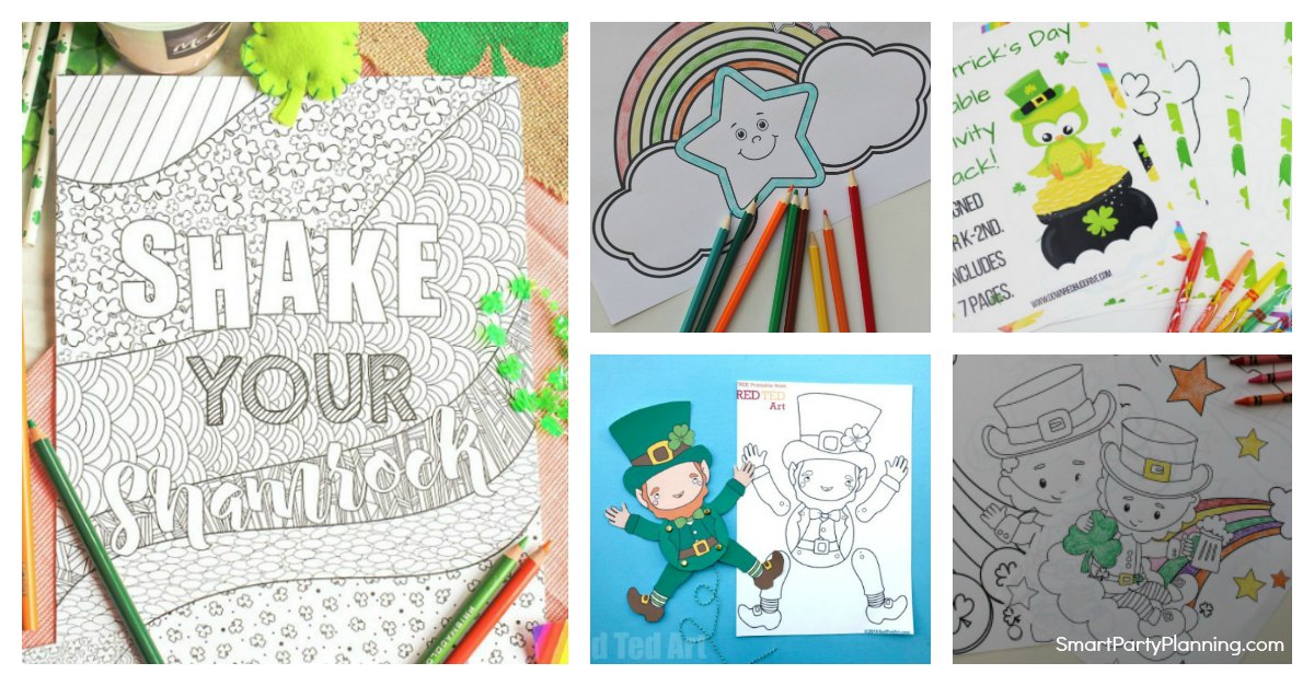 Free St Patricks Day Coloring Pages Kids Will Want To Complete