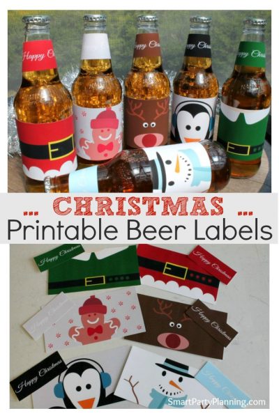 Make The Perfect Gift With Printable Christmas Beer Labels