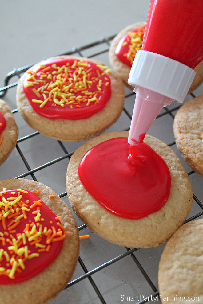 How To Make Vibrant Flame Cookies The Easy Way